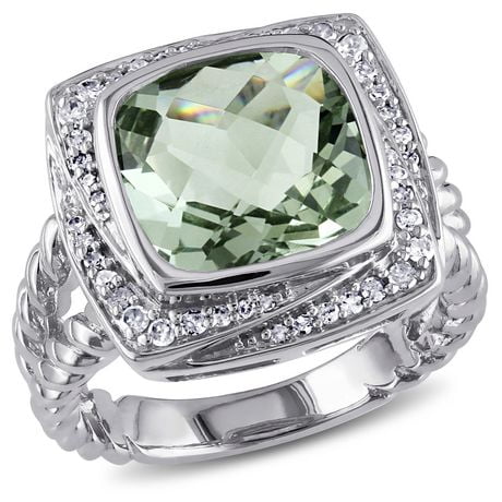 Click here for Tangelo 4 Carat T. G.W. Green Amethyst And 1/4 Car... prices