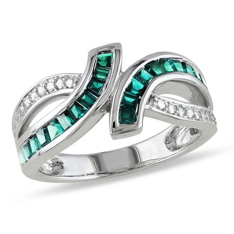 Click here for Tangelo 1-1/5 Carat T. G.W. Simulated Emerald Ster... prices
