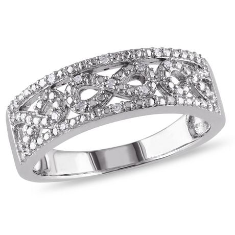 Click here for Miabella 1/10 Carat T. W. Diamond Sterling Silver... prices