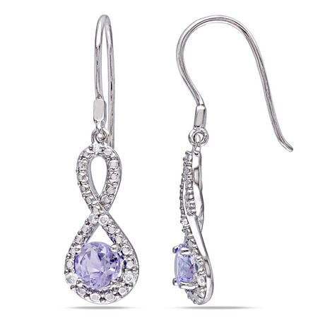 Click here for Tangelo 1-1/10 Carat T. G.W. Tanzanite And 1/10 Ca... prices