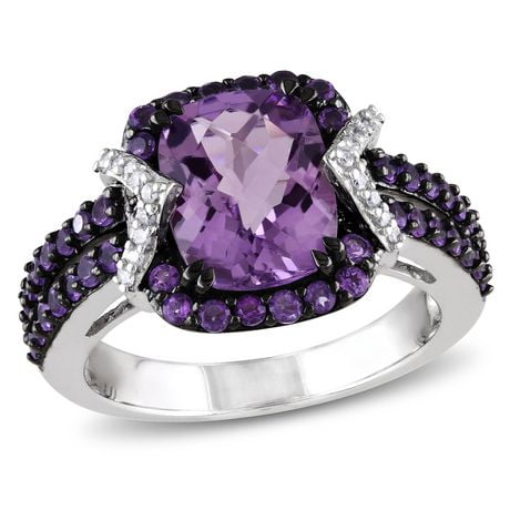 Click here for Tangelo 3-1/3 Carat T. G.W. Amethyst And 1/6 Carat... prices