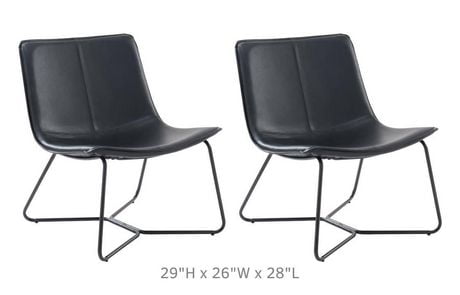 Click here for Take Me Home Furniture Slope Chair In Black Color... prices