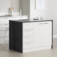 ACME Cyrus Serving Cart in Black/Gold & Clear Glass - Walmart.ca