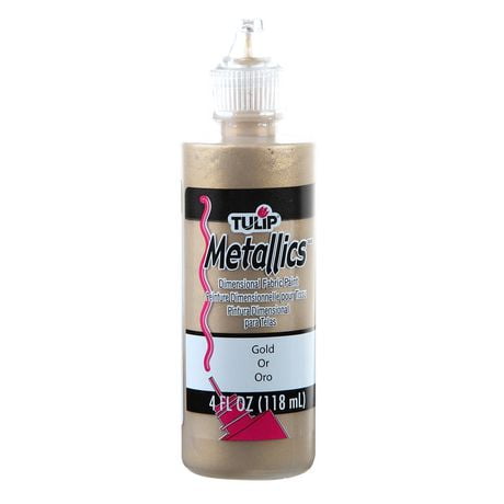 Tulip Metallics Gold Colour Dimensional Fabric Paint - Walmart.ca