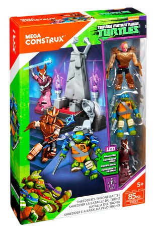 Mega Construx Teenage Mutant Ninja Turtles Shredders Throne Battle ...