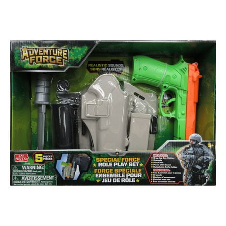 Adventure Force 5 piece set with Toy Pistol & Drop Leg Holster ...