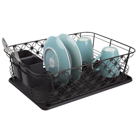 Click here for Home Basics 3 Piece Decorative Wire Steel Dish Rac... prices