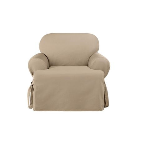 Click here for Surefit Sure Fit Sailcloth Armchair Slipcover Khak... prices