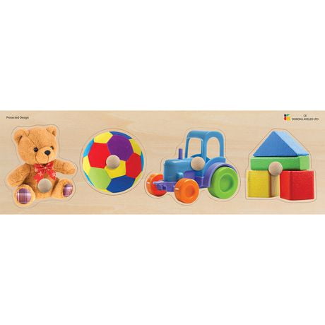 EduShape - Wooden Giant Large Knob Puzzle - Toys | Walmart Canada