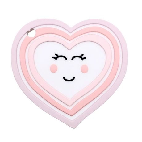 Click here for Little Cheeks - Baby  Infant - Heart Silicone Teet... prices