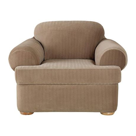 Click here for Surefit Sure Fit Stretch Pinstripe Armchair Slipco... prices