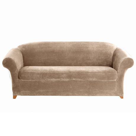 Click here for Surefit Sure Fit Stretch Plush Sofa Slipcover Sabl... prices