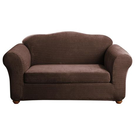 Click here for Surefit Sure Fit Royal Diamond Stretch Loveseat Sl... prices