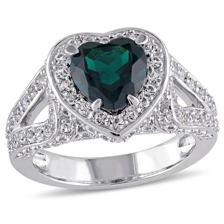 Click here for Tangelo 3-5/8 Carat T. G.W. Created Emerald And Cr... prices