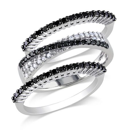 Click here for Asteria 5/8 Carat T. W. Black And White Diamond St... prices