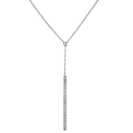Click here for Miabella 1/8 Carat T. W. Diamond Sterling Silver B... prices