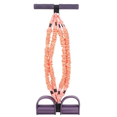 GoZone 4-in n1 - TPR Resitance Band Set, Purple Combo - Walmart.ca