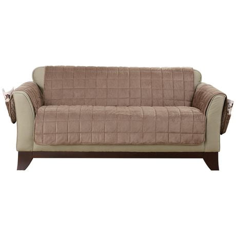 Click here for Surefit Sure Fit Deep Pile Velvet Loveseat Furnitu... prices