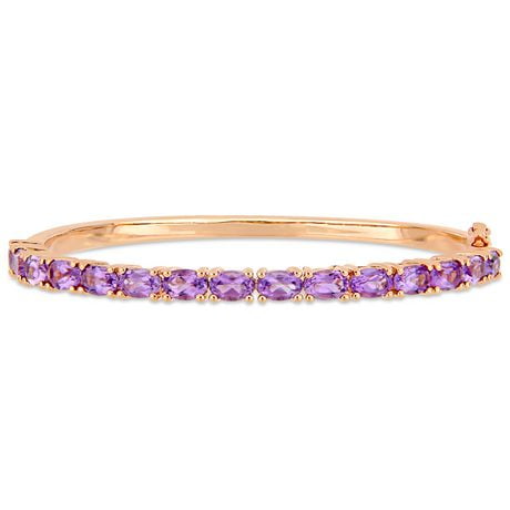 Click here for Tangelo 6 Carat T. G.W. Amethyst Rose Rhodium-Plat... prices