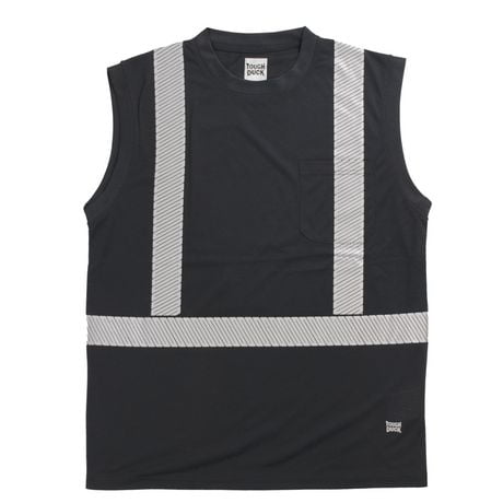 Click here for Tough Duck Sleeveless Safety T-Shirt Black Xs prices