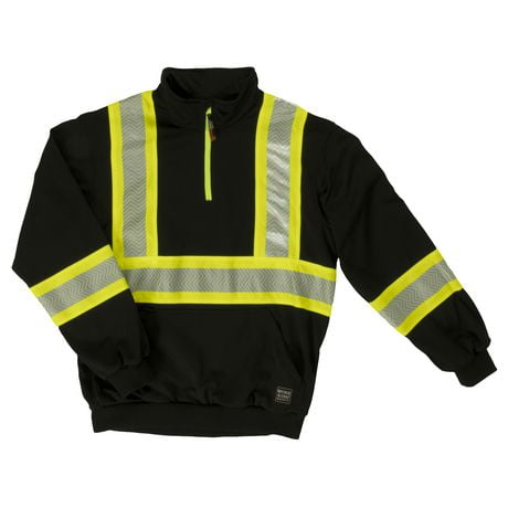 TOUGH DUCK Men's 1/4 Zip Safety Pullover - Walmart.ca