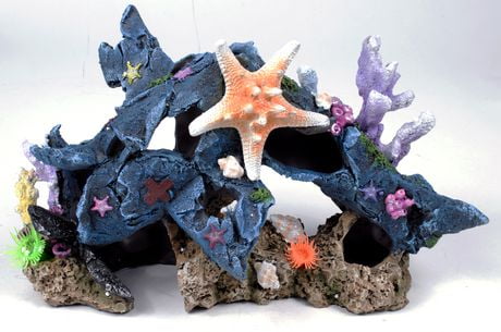 Click here for Penn-Plax Penn Plax Deco-Wrecks Blue Plane Coral S... prices
