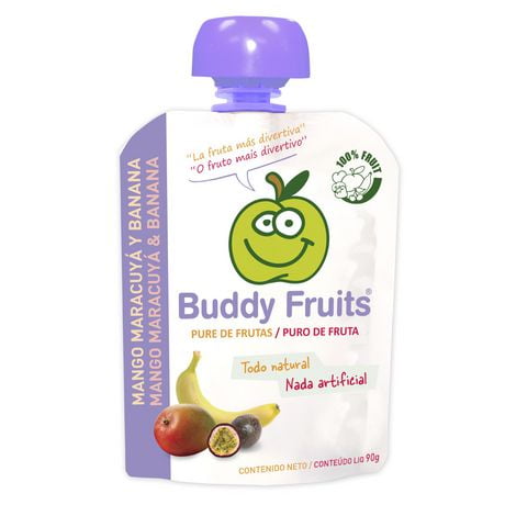 Buddy Fruits Pure Blended Fruits : Mango, Passion & Banana | Walmart Canada