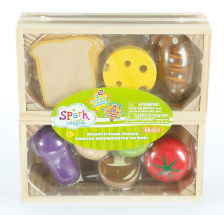 Spark Create Imagine Wooden Food Crates | Walmart Canada