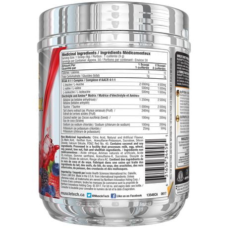 MuscleTech PRO Series Myobuild Bcaa Powder | Walmart Canada