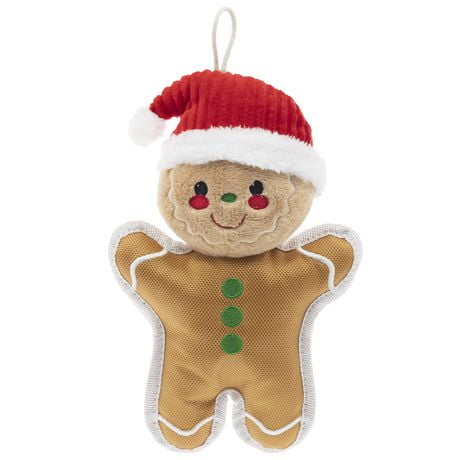 Holiday Time Plush Gingerbread Dog Toy - Walmart.ca