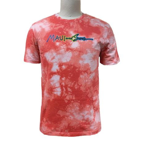 Click here for Maui And Sons Mens Maui Graphic T Shirt Coral S prices