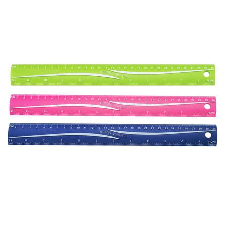 Pen+Gear ultimate flexi ruler 12 Inch Blue - Ideal for School and ...