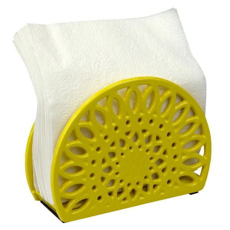 Click here for Home Basics Sunflower Cast Iron Napkin Holder  Yel... prices