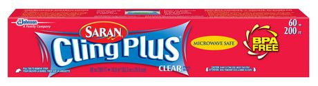 Ziploc Saran Cling plus Clear Plastic Wrap - Walmart.ca