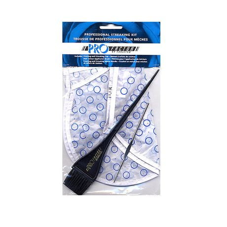 Profactor Professional Three Piece Streaking Kit (Brush, Cap & Needle ...