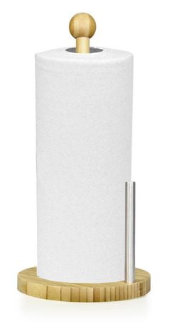 Click here for Home Basics Bamboo Paper Towel Holder With Steel D... prices