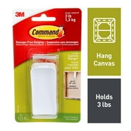 Command™ Utility Hook 17001C-VP, Medium, Value Pack, 6 Hooks, 12 Strips ...