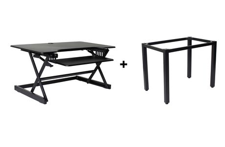 Click here for Rocelco 40 Large Height Adjustable Standing Desk B... prices