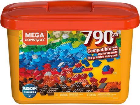 Click here for Mega Construx Wonder Builders Tub - 790 Pieces Mul... prices