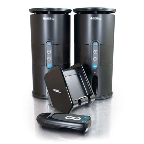 Premium 900MHz Wireless Indoor/Outdoor Speakers with Remote and Dual ...