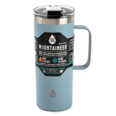 TAL Stainless Steel Mountaineer Mug 20 fl oz, Slate | Walmart Canada