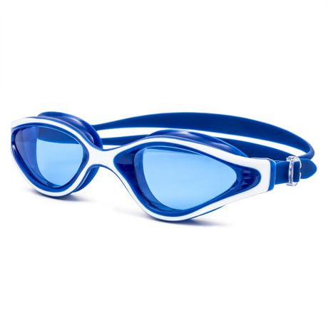 Click here for Dolfino Pro Performa Adult Swim Goggle - Blue/Whit... prices