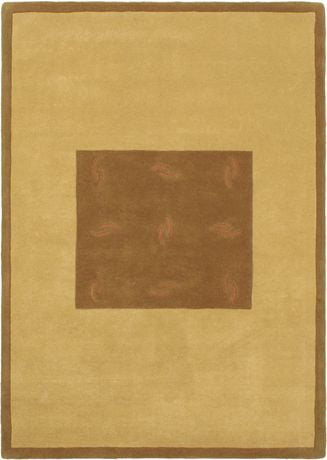 Handmade Abstract Art Brown Gold Wool Rug 5'3"x7'5 | Walmart Canada