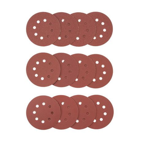HART 5-inch Rand Orbit Sand Paper Assortment (12-Pack) | Walmart Canada