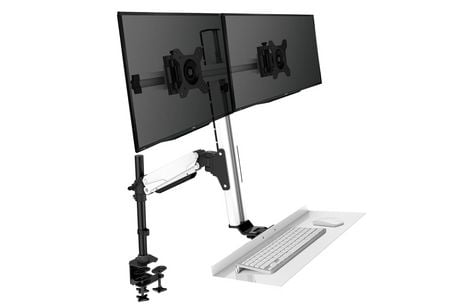 Click here for Rocelco Ergonomic Floating Desk With Double Monito... prices