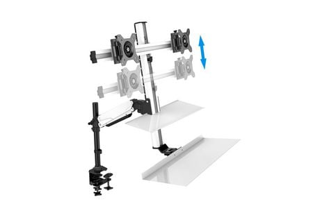 Click here for Rocelco Ergonomic Floating Desk With Monitor Arm &... prices