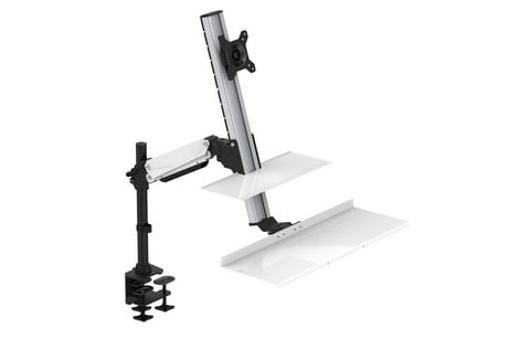 Click here for Rocelco Ergonomic Floating Desk With Tray White 1... prices