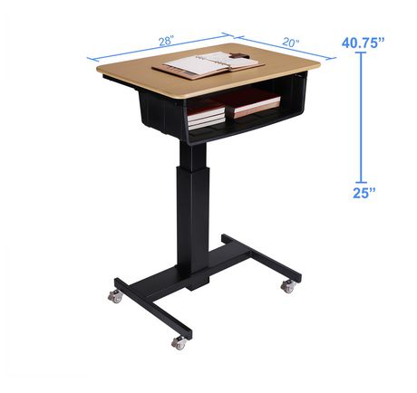 Click here for Rocelco 28 Height Adjustable Mobile School Standin... prices