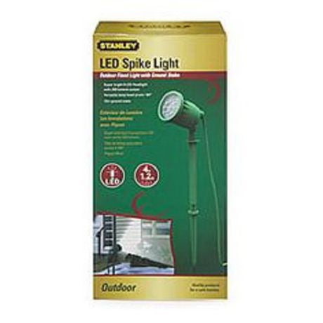 Stanley LED Spike Light Outdoor Flood Light with Ground Stake - Walmart.ca