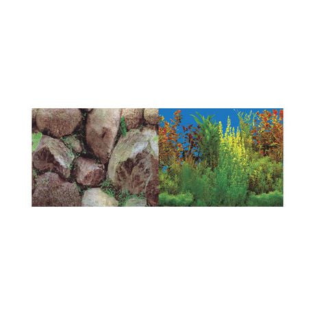Penn-Plax Penn Plax Background Grassy Plants And Boulders | Walmart Canada